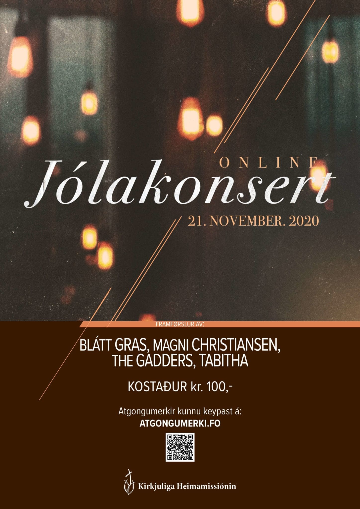 Jólakonsert: Soleiðis finnur tú leinkjuna til konsertina - Trúboðin